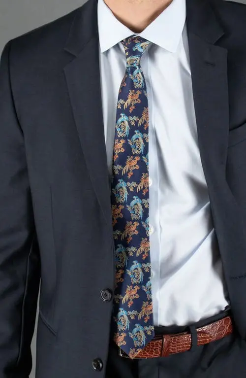 Trafalgar Birds Of Prosperity Silk Neck Tie