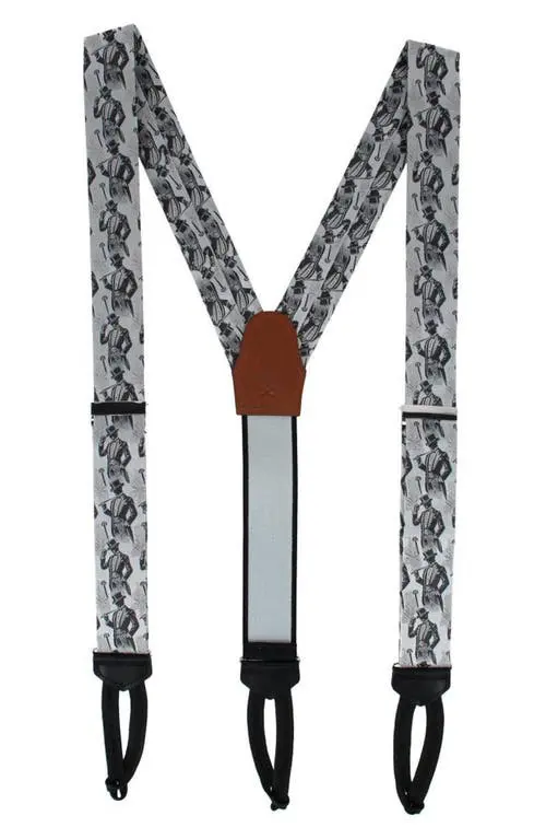 Trafalgar Ambrose Dapper Nights Silk Suspenders
