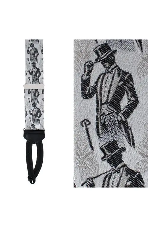 Trafalgar Ambrose Dapper Nights Silk Suspenders