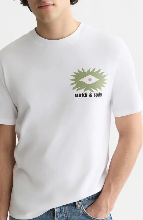 Scotch & Soda Relaxed Fit Cotton Graphic T-shirt