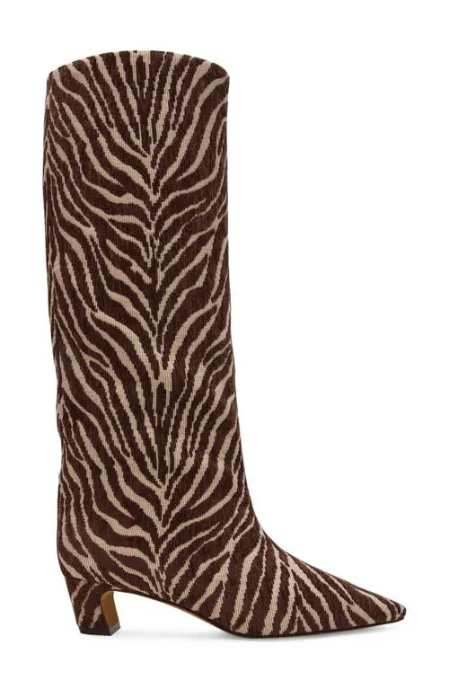 Steve Madden Brax Pointed Toe Boot - Zebra