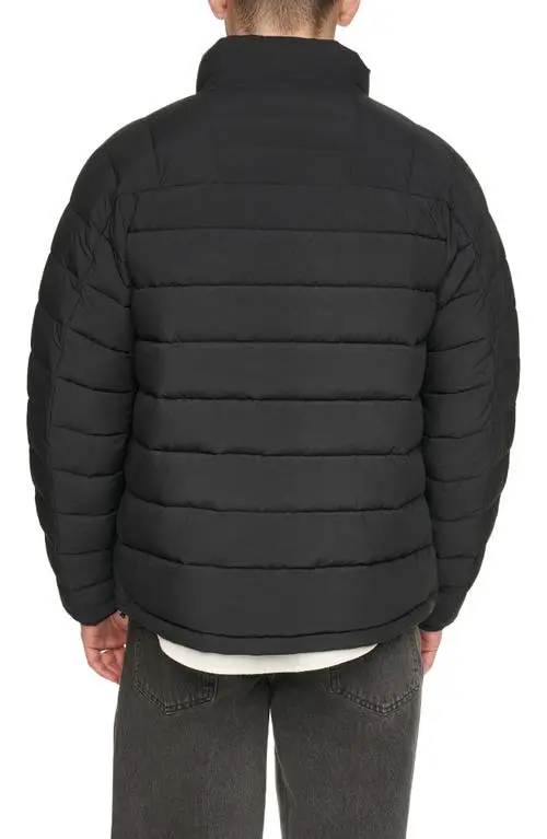 LEVI'S Stand Collar Puffer Jacket - Black