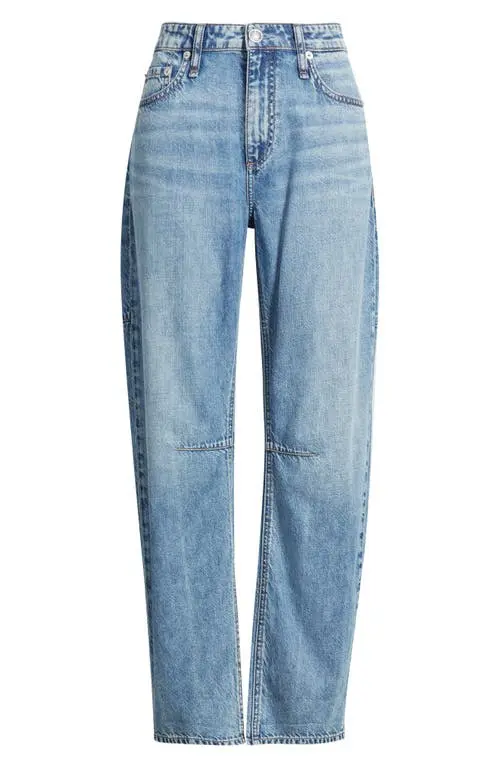Rag & Bone Featherweight Stevie Mid Rise Tapered Jeans