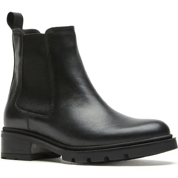 La Canadienne Salma Chelsea Boot - Black Leather