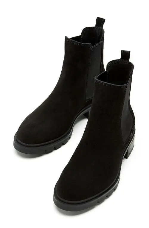 La Canadienne Salma Chelsea Boot - Black Suede