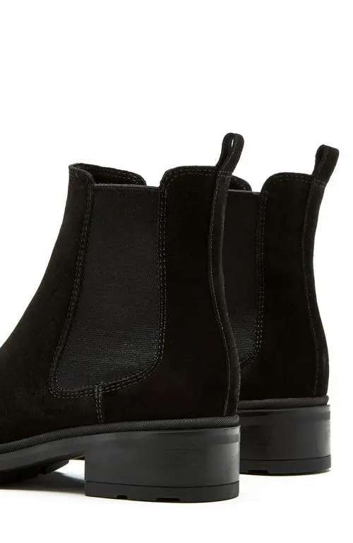 La Canadienne Salma Chelsea Boot - Black Suede