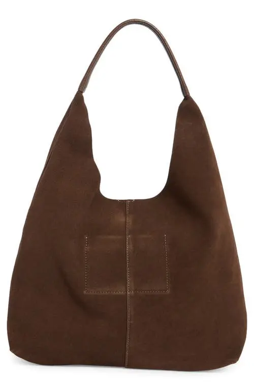 Kurt Geiger Medium Chelsea Slouch Hobo Bag - Dark Brown