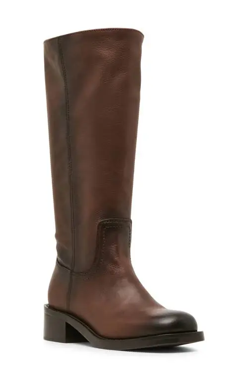 Steve Madden Rubi Knee High Boot - Brown Leather