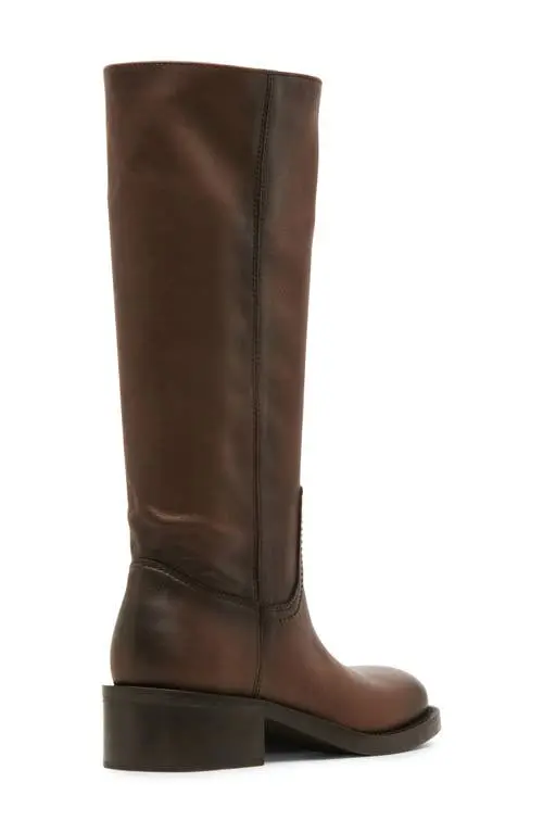 Steve Madden Rubi Knee High Boot - Brown Leather