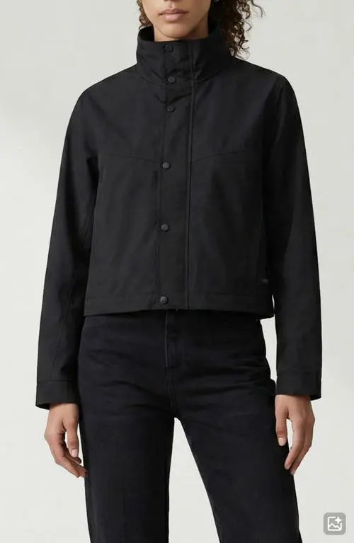 NOIZE Skyler Short Water Repellent Windbreaker - Black