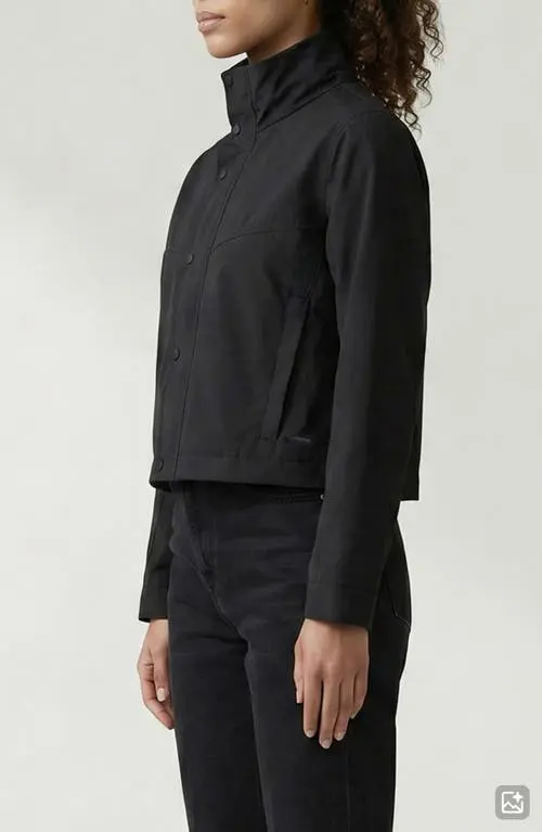 NOIZE Skyler Short Water Repellent Windbreaker - Black