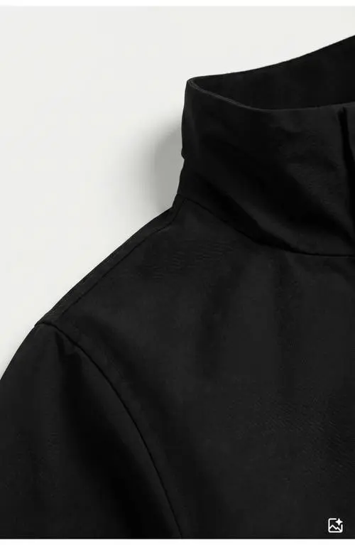 NOIZE Skyler Short Water Repellent Windbreaker - Black
