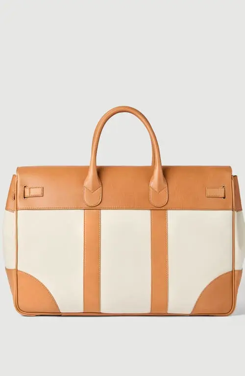 Brunello Cucinelli Grained Calfskin And Cowhide Country Bag