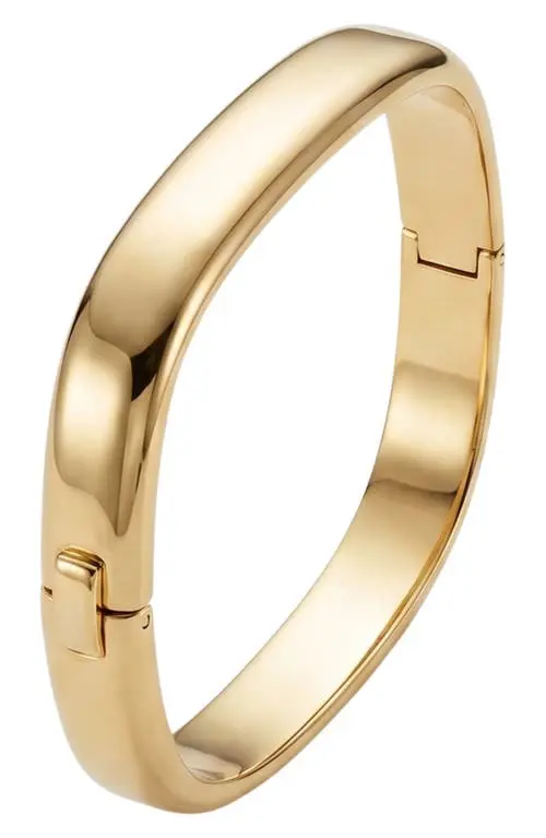 Argento Vivo Hinge Bangle - Gold