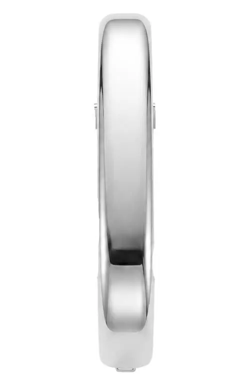 Argento Vivo Hinge Bangle - Silver