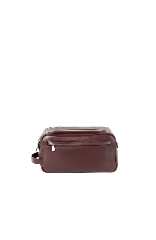 Brunello Cucinelli Calfskin Beauty Case With Double Zipper