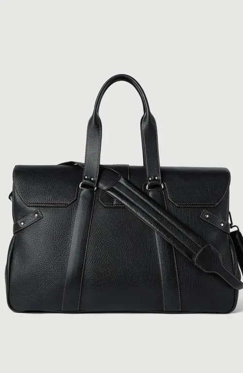 Brunello Cucinelli Grained Calfskin Country Weekender Bag