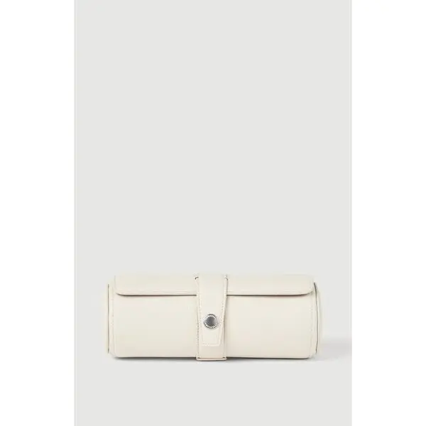 Brunello Cucinelli Fine Grain Calfskin Watch Box - Chalk