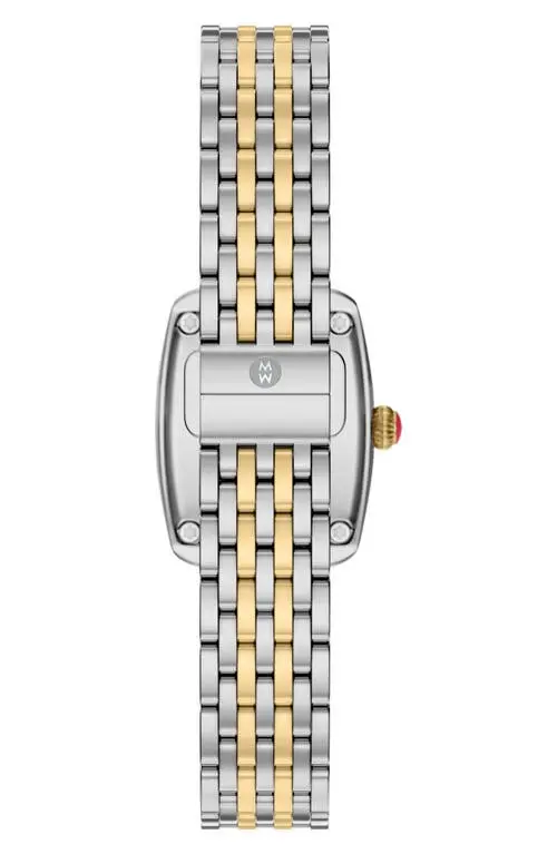 Michele Urban Petite 2-tone Bracelet Watch