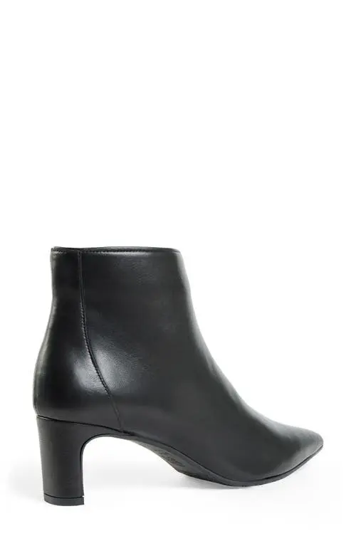 Bruno Magli Fiama Pointed Toe Bootie - Black Leather