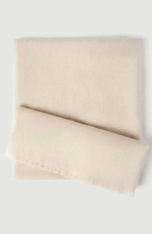 Brunello Cucinelli Cashmere Diagonal Scarf - Sand