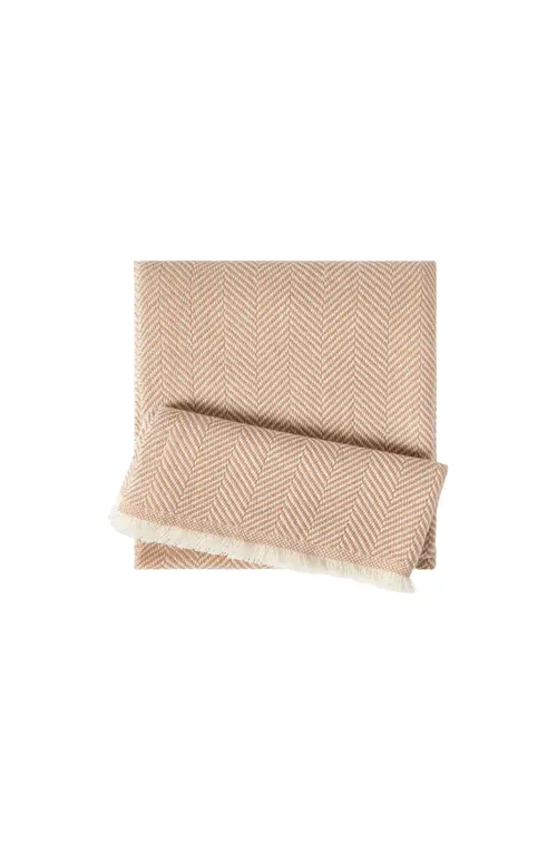 Brunello Cucinelli Cashmere Chevron Scarf - Beige