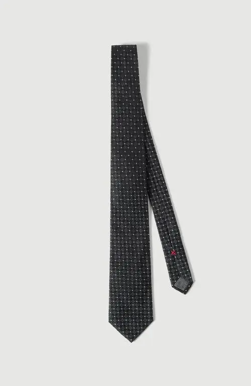 Brunello Cucinelli Silk Jacquard Tie - Lead