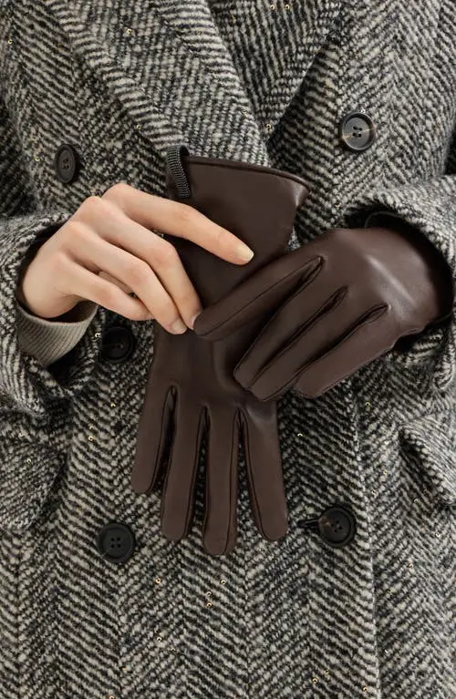 Brunello Cucinelli Nappa Leather Gloves With Monili