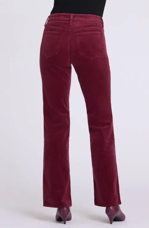NYDJ Brooklyn Bootcut Corduroy Pants - Sienna Red