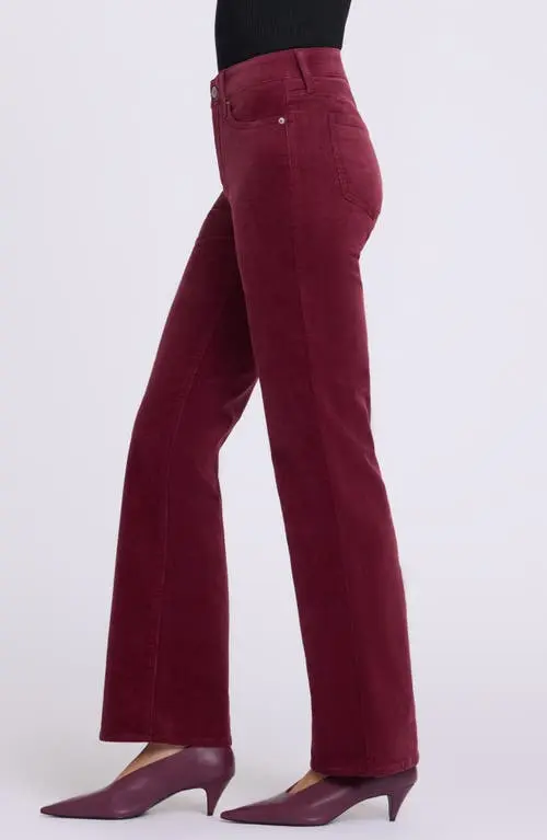 NYDJ Brooklyn Bootcut Corduroy Pants - Sienna Red