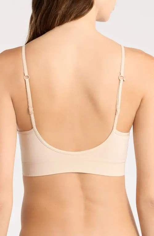 Nordstrom Seamless Bralette - Beige Smoke
