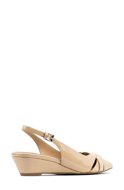 DONALD PLINER Wedge Pointed Toe Slingback Pump