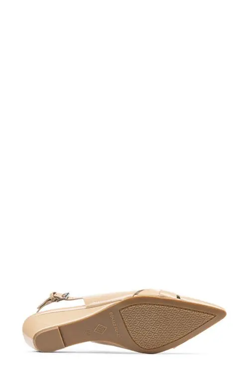 DONALD PLINER Wedge Pointed Toe Slingback Pump