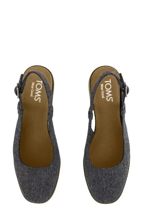 Toms Jaclyn Slingback Sandal - Charcoal