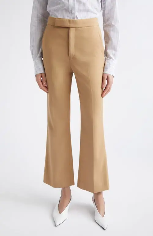 Maria Mcmanus High Waist Organic Cotton Flare Pants - Honey
