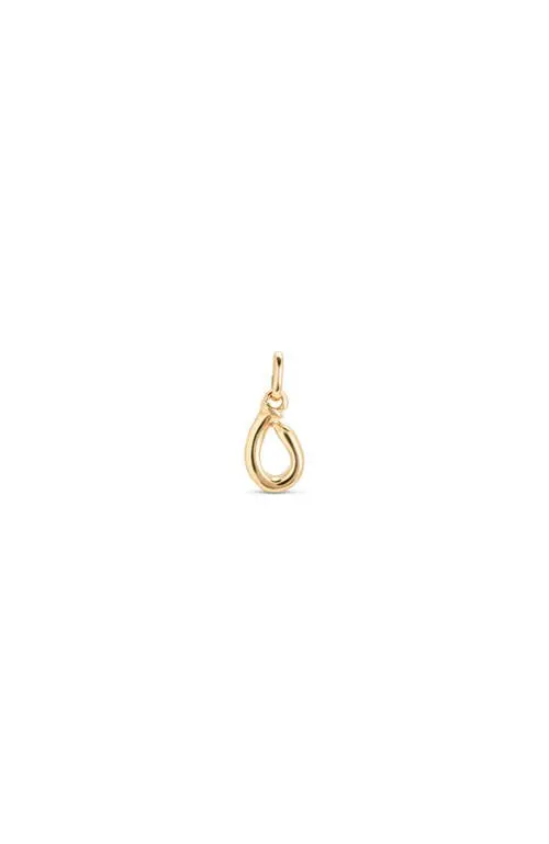 UNODE50 18k -plated Letter O Charm - Gold