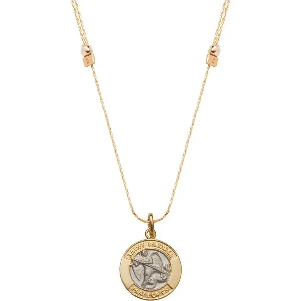 &LIVY Saint Michael Expandable Necklace - Gold