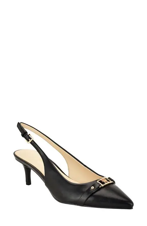 Tommy Hilfiger Slingback Pointed Toe Pump - Black