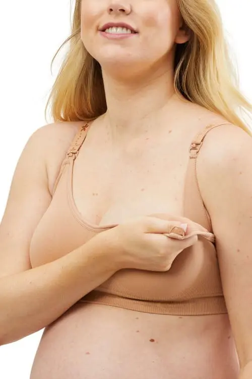 CAKE MATERNITY Rock Candy Seamless Padded Luxury Nursing Bra - Mocha
