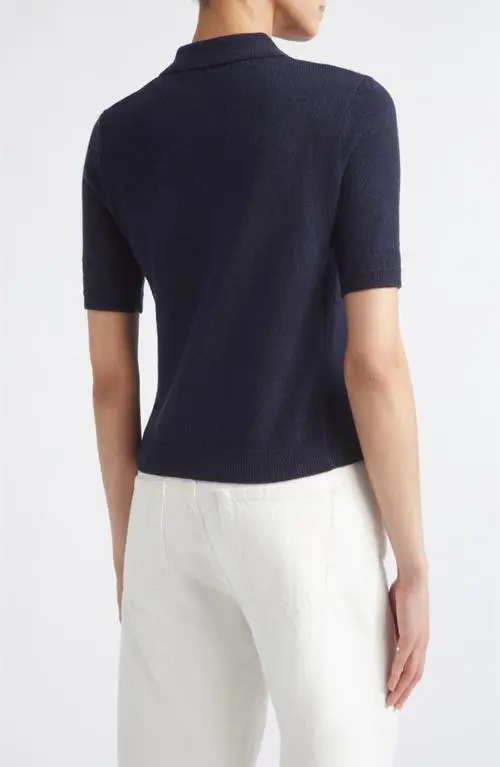 Maria Mcmanus Cashmere & Organic Cotton Jersey Polo