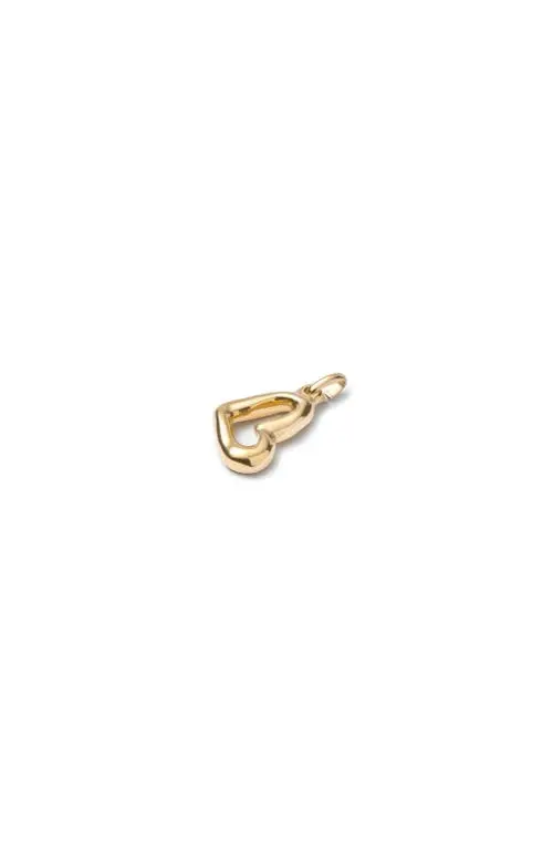 UNODE50 18k -plated Charm With Large Heart Shape
