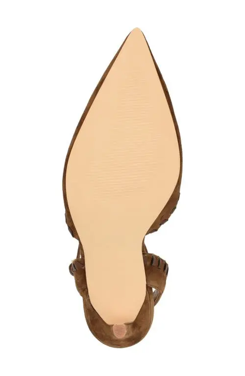 Nine West Kenedy Ankle Strap Pump - Medium Brown