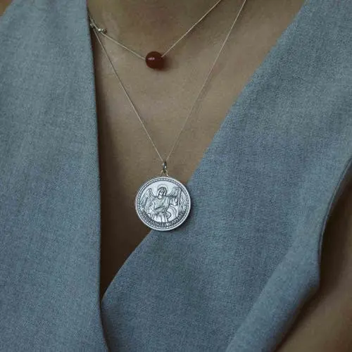 &LIVY Better Together Mary/raphael Expandable Necklace - Silver