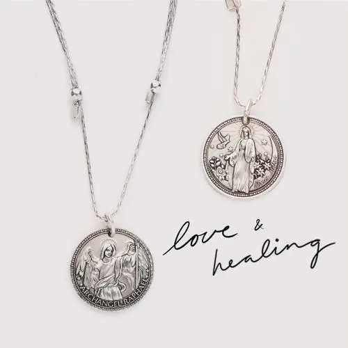 &LIVY Better Together Mary/raphael Expandable Necklace - Silver