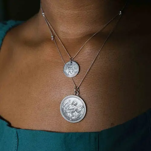 &LIVY Better Together Mary/raphael Expandable Necklace - Silver