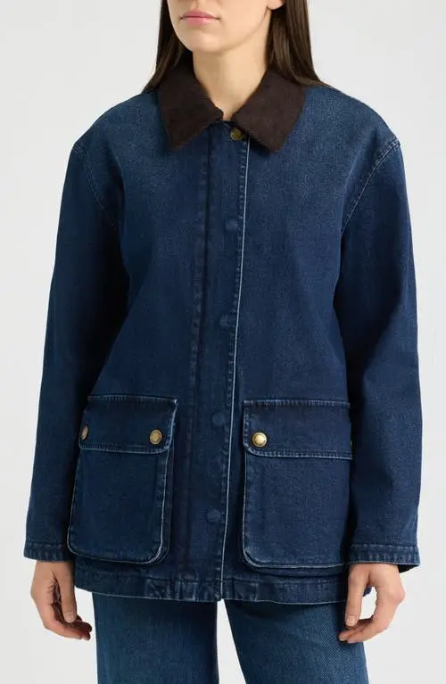 Pendleton Cascades Denim Barn Coat