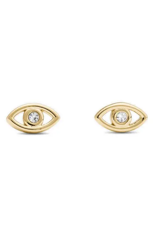 Kate Spade New York You're A Gem Evil Eye Stud Earrings - Gold