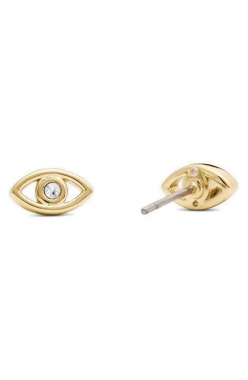 Kate Spade New York You're A Gem Evil Eye Stud Earrings - Gold