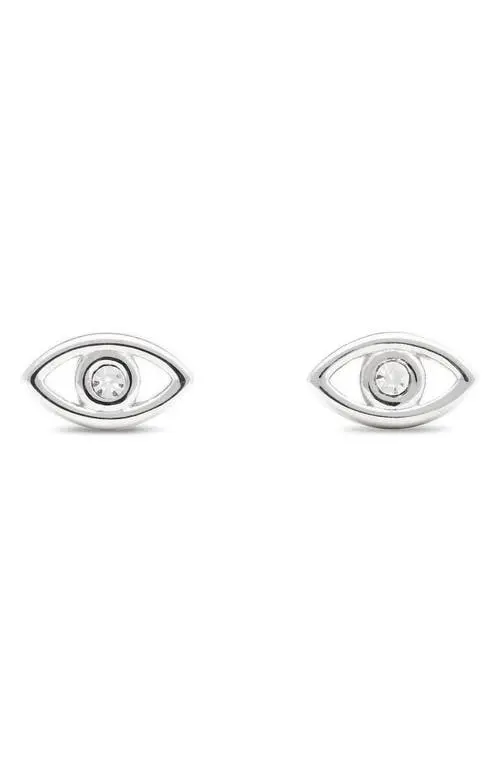 Kate Spade New York You're A Gem Evil Eye Stud Earrings - Silver