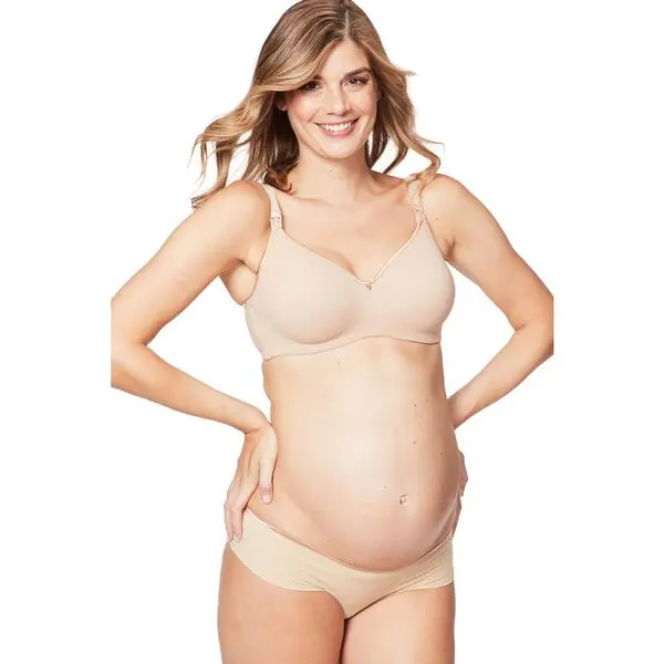 CAKE MATERNITY Croissant Smoothing Flexi-wire Nursing Bra - Beige